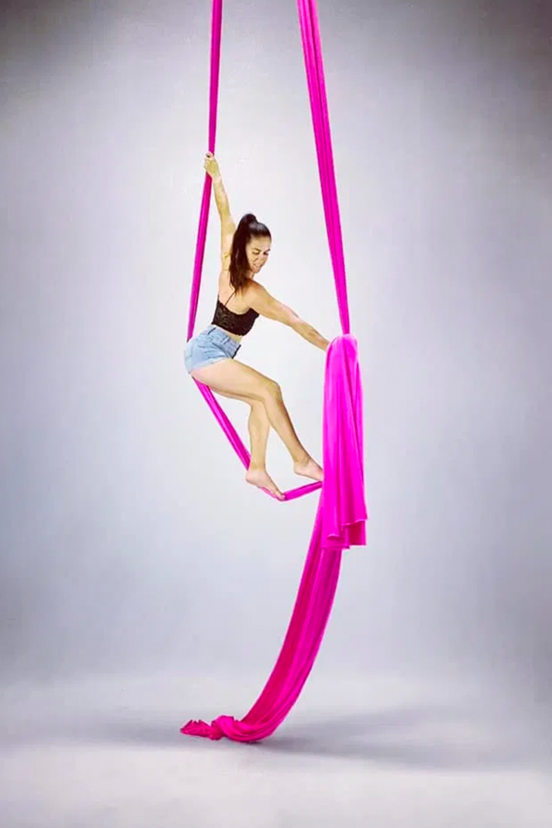 Aerial Silks Apparatus (Low-Stretch Tricot) - Trix Circus - Your Safety ...