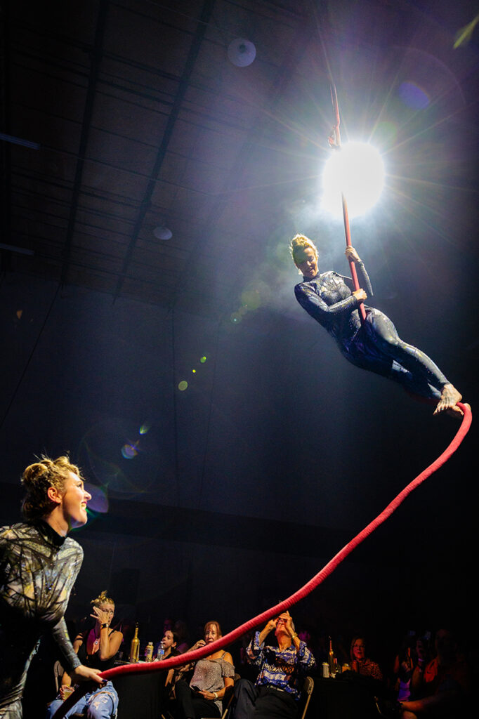 Corde Lisse - Aerial Rope - Trix Circus - Your Safety is Our Business