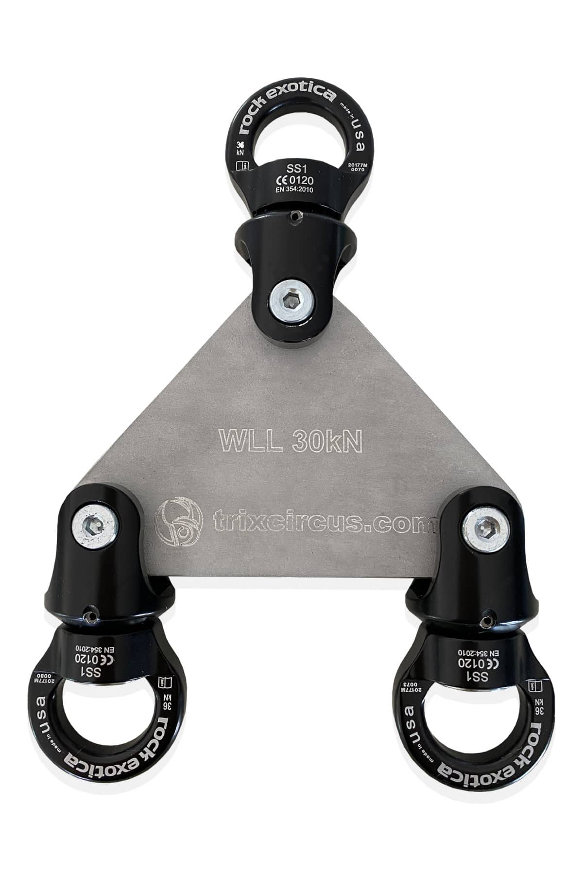 Triangle + Shackle Swivels Rigging Set - Trix Circus - Your Safety is ...