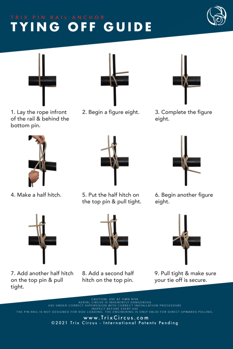 Engineer Certified Aerial Rescue and Anchorage Pin Rail - Trix Circus