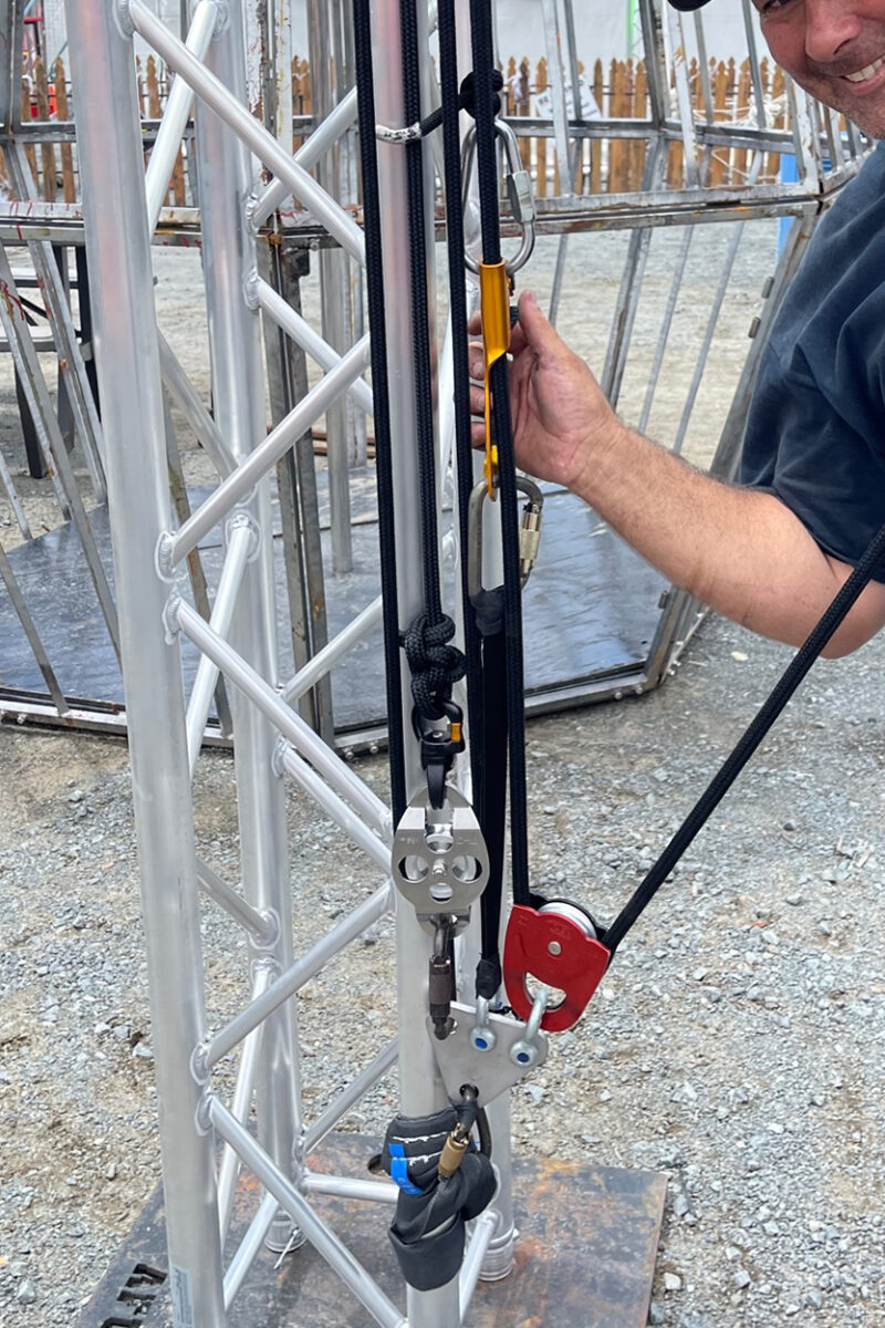 4:1 Mechanical Advantage Pulley System - Trix Circus - Your Safety Is ...